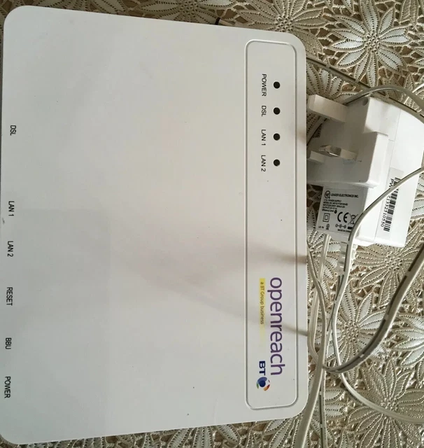 BT OPENREACH ECI Fibre Optic Modem Router Vdsl Fttc EUR 17,10 - PicClick FR
