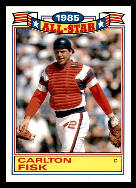 1986 TOPPS CARLTON Fisk Glossy All-Stars #9 Chicago White Sox EUR 2,66 ...