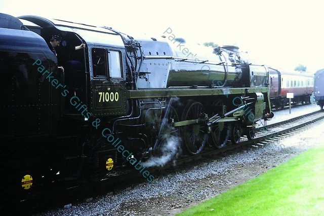 RAILWAY SLIDE TRAIN Slide 35mm Locomotive No 71000 (c68) EUR 5,67 ...