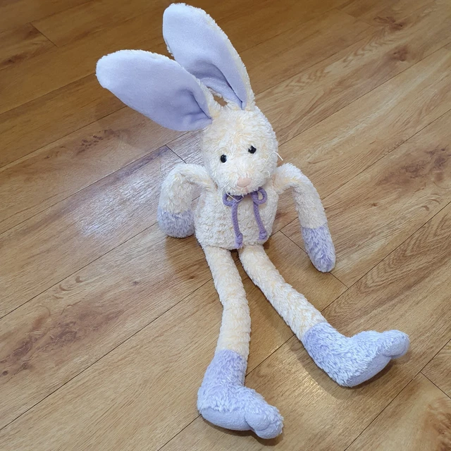 GUND BUNNY RABBIT WABBIT comforter soft toy Plush long dangly legs ...
