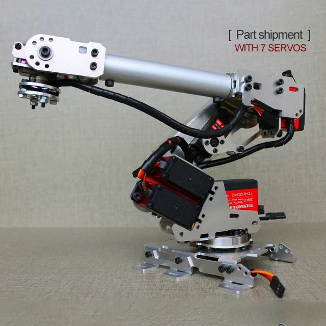 6-AXIS MECHANICAL ROBOTIC Arm Industrial Manipulator DOF Robot Arm ...