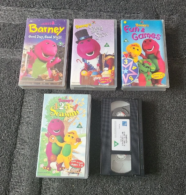 BARNEY BUNDLE - 5 x vhs video tapes VHS Barney The Dinosaur $28.54 ...