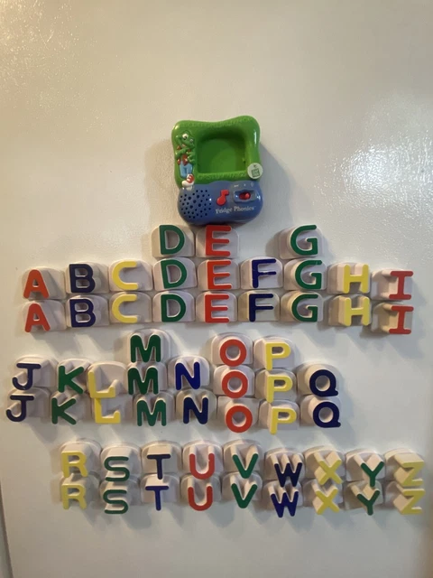LEAPFROG FRIDGE PHONICS - 2 Complete Alphabet Sets of Uppercase Letters ...