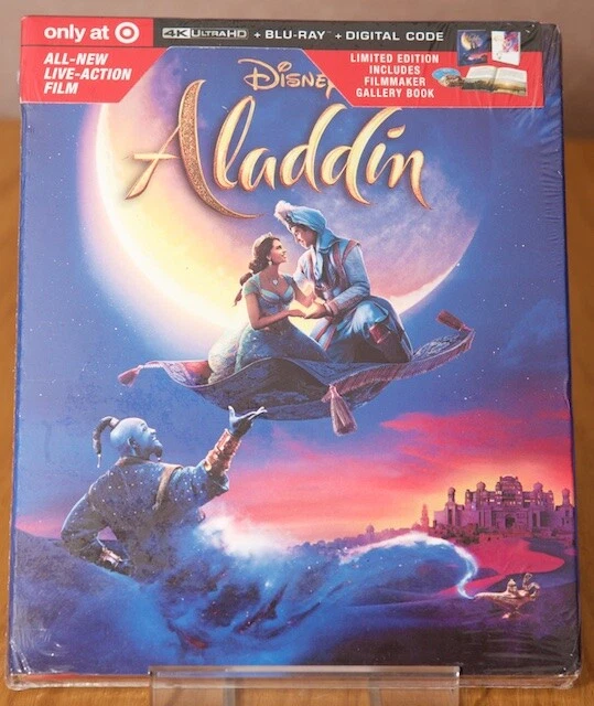 DISNEY'S ALADDIN (LIVE Action) Target Exclusive - Region Free 4K Blu ...
