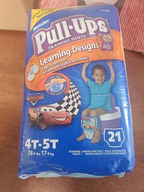 VINTAGE BOYS CARS huggies pullups size 4t / 5t rare htf sealed pack $40 ...