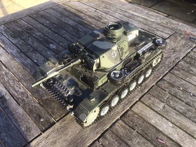 HENG LONG RC 1/16 Tanks German Panzer 3 L Variant PAINTED IN CAMO ...