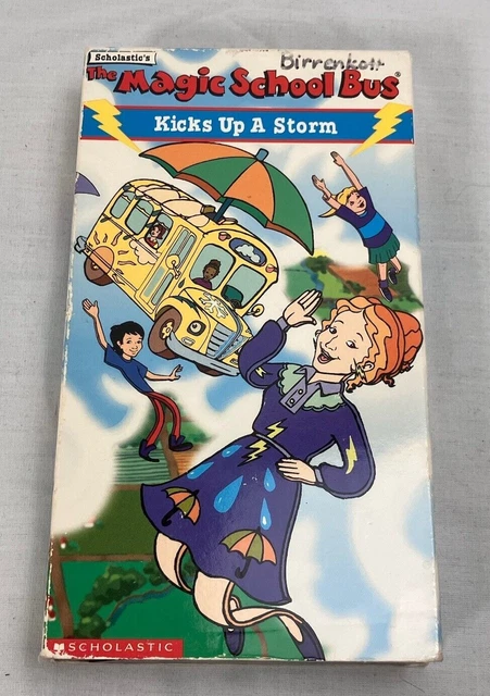 MAGIC SCHOOL BUS Kicks Up A Storm Movie VHS Kids Movie Pre Owned ST110 ...