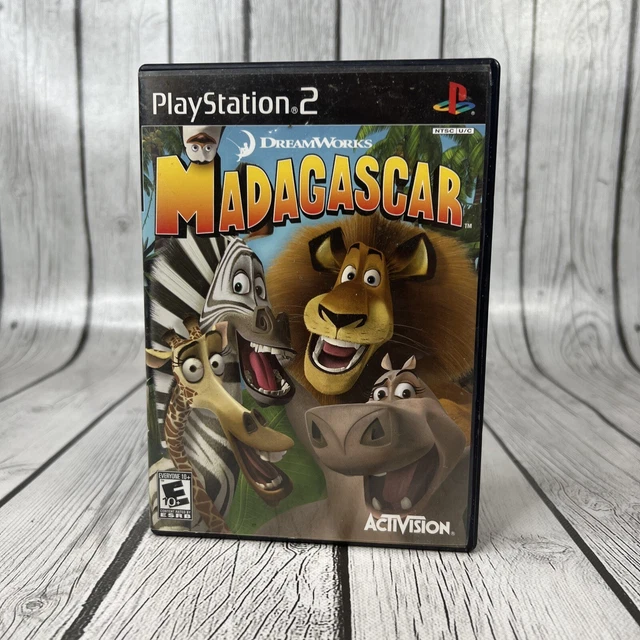 MADAGASCAR - (PS2, 2005) *CIB* Disc is NEAR MINT* Black Label* FREE ...
