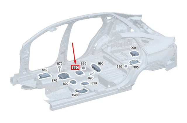 MERCEDES-BENZ GLC X254 Airbag Control Unit A2069008821 NEW GENUINE £236 ...