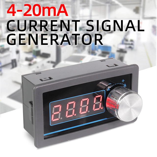 4-20MA CURRENT SIGNAL Generator Adjustable Simulation For PLC Inverter ...