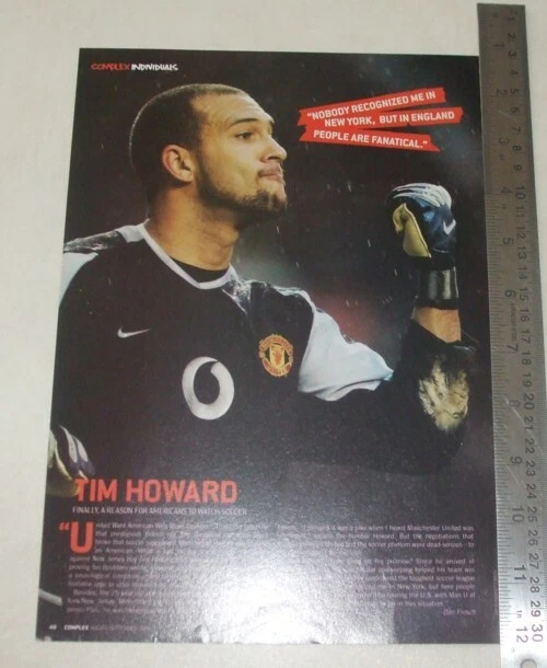 TIM HOWARD ONE (1) FULL PAGE magazine CELEBRITY CLIPPING photo $25.00 ...