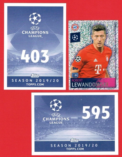 TOPPS : UEFA Champions League 2019/20 · Album Stickers 403-595 £1.29 ...