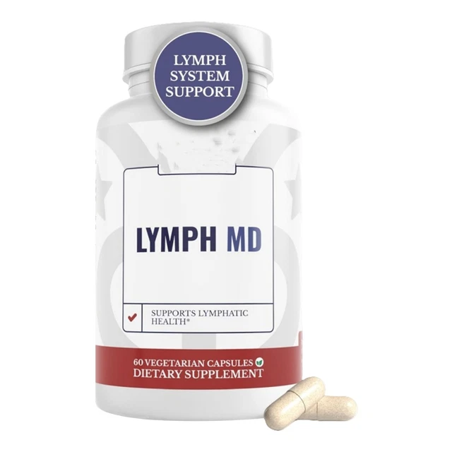 LYMPH MD - Lymphatic System Supplement With 9 Botanicals. Men And Women ...