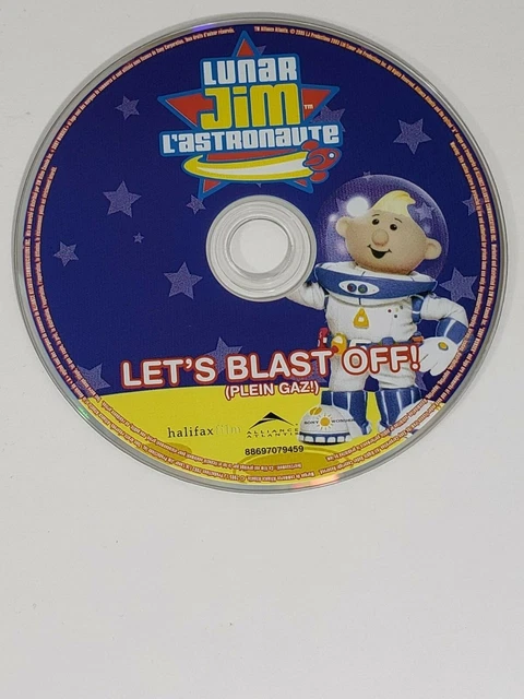 LUNAR JIM L'ASTRONAUTE - Let's Blast Off - DVD Disc Only - Replacement ...