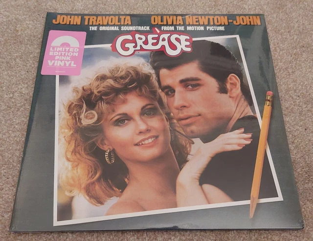 GREASE 40TH ANNIVERSARY Soundtrack Ltd Edition Double Pink Vinyl. New ...