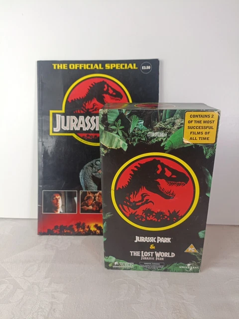 JURASSIC PARK & the Lost World VHS Box set And The Official Special Booklet £6.99 - PicClick UK