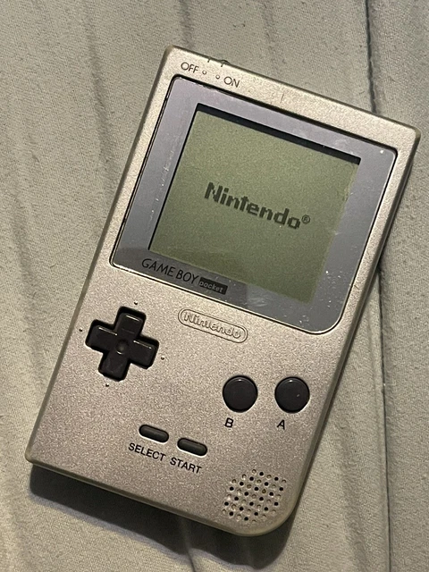 NINTENDO GAME BOY Pocket Silver Handheld System - Working £28.51 ...