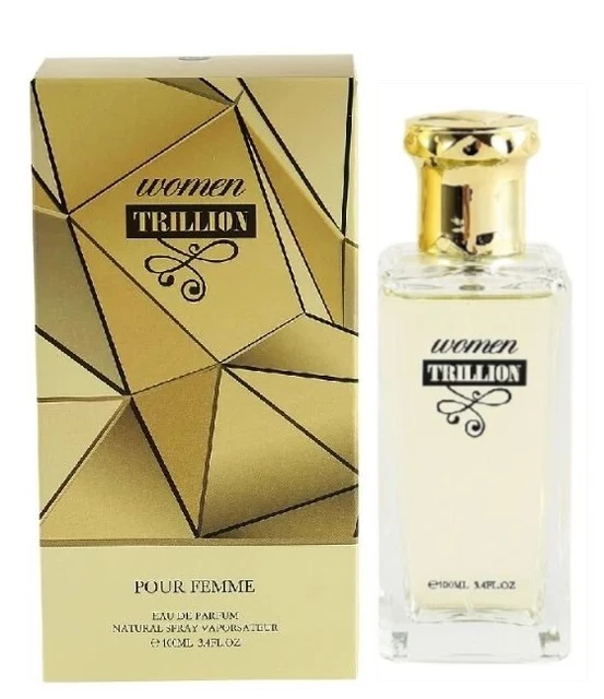 WOMEN TRILLION POUR Femme 100ml Eau De Parfum Spray Scent Fragrance ...