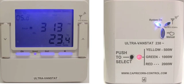 CARAVAN WIRELESS REMOTE Thermostat Replaces Truma Ultraheat switch ...