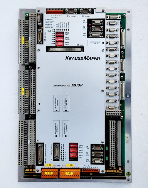 KRAUSS MAFFEI MICROCONTROL MC3F/Flow Control Input Module MC3F SR500/310ABL-S #2 $1,992.54 ...