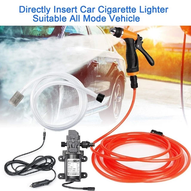 POMPE PORTABLE POUR lavage de voiture 12V 100W auto-amorçage haute ...