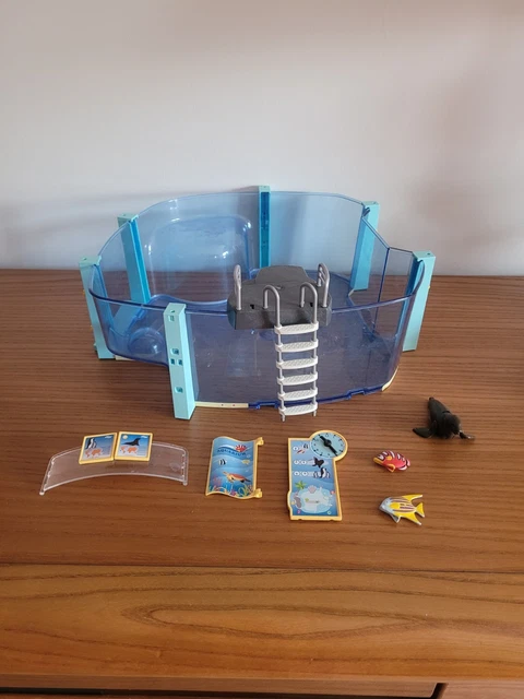PLAYMOBIL 9060 GRAND Aquarium avec phoque et poissons EUR 12,00 ...