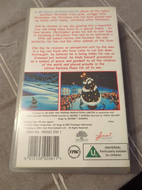 CHRISTOPHER THE CHRISTMAS Tree VHS Holiday George T Bowers Animated ...