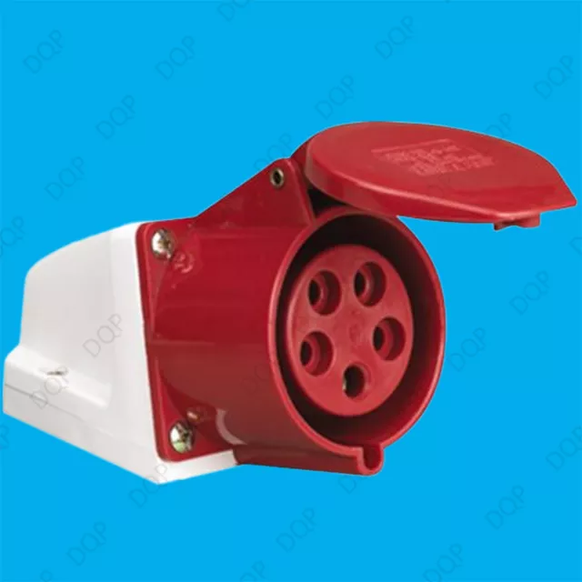 16A IP44 CEEFORM 3 Phase 415V 5 Pin Industrial Commercial Heavy Duty ...