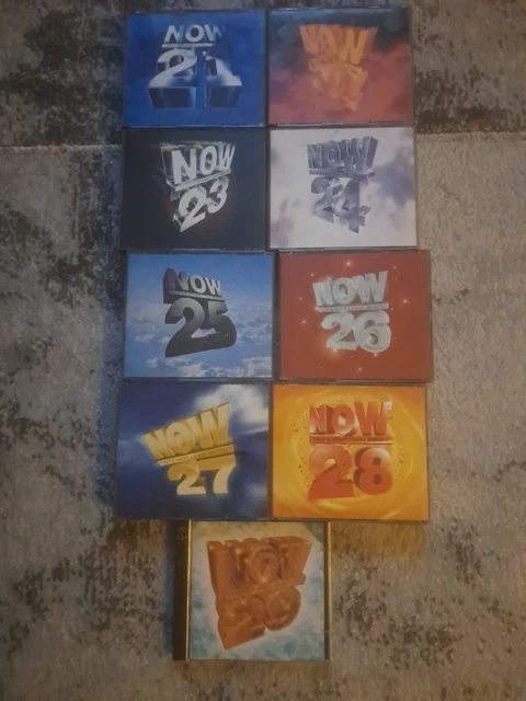 NOW THATS WHAT I Call Music 21 22 23 24 25 26 27 28 29 CD Bundle £58.90 ...