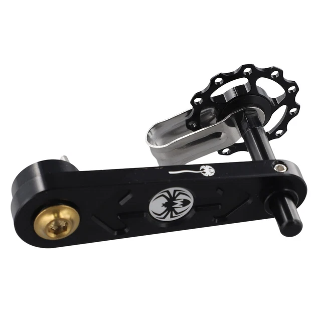 CNC PROCESSED SINGLE Speed Bike Chain Tensioner Guide Adapter Black ...