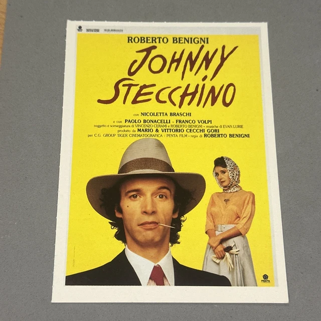 JOHNNY STECCHINO ROBERTO BENIGNI - Poster - Mini locandina ciak EUR 7,29 - PicClick IT