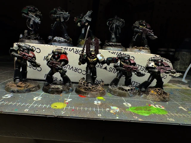 10 X SPACE Marines Mark IV Tactical Squad Escadron Warhammer Horus ...