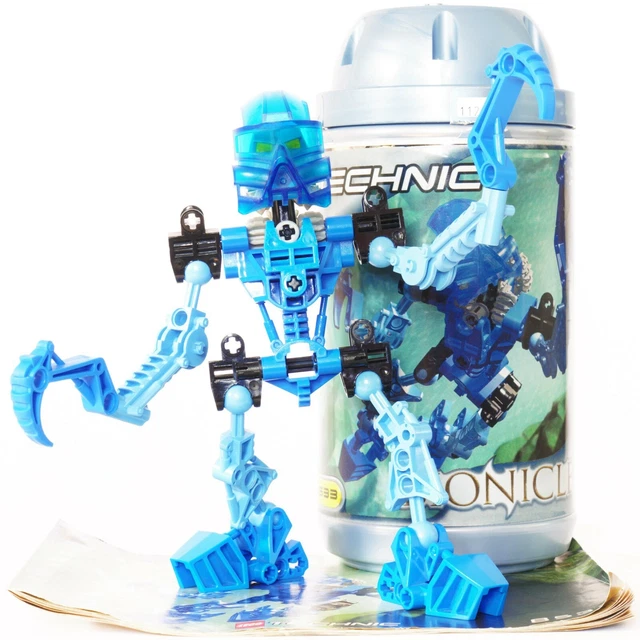 LEGO BIONICLE 8533 Gali Blue Toa Mata of Water 100% COMPLETE Top ...
