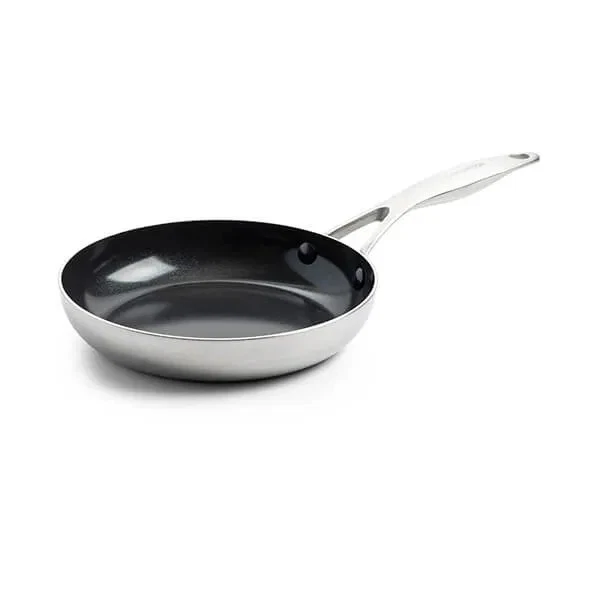 GREENPAN GENEVA FRYING Pan 20cm Stainless Steel Non Stick Cookware ...