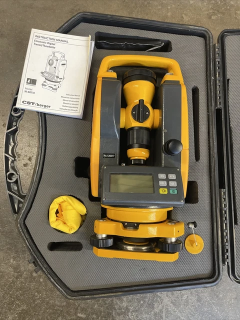 CST BERGER DGT10 Digital Theodolite Transit Trimble Spectra Topcon ...
