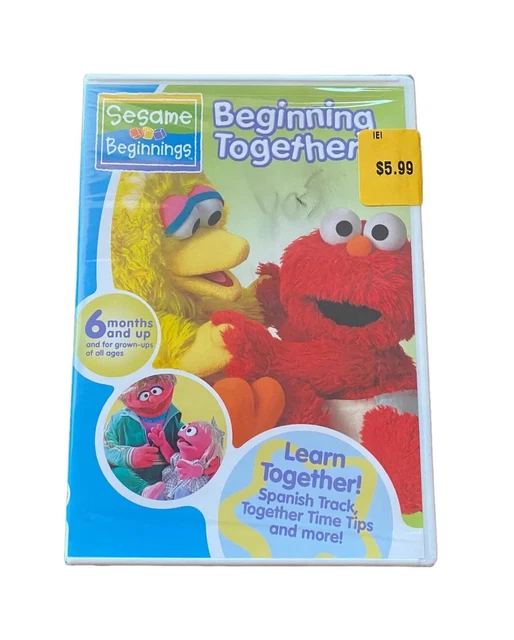 SESAME STREET BEGINNING Together DVD Baby Show Educational Spanish New ...
