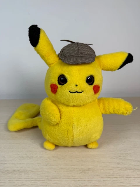 OFFICIAL POKEMON DETECTIVE Pikachu Movie 8'' Plush Soft Toy WCT Pikachu ...