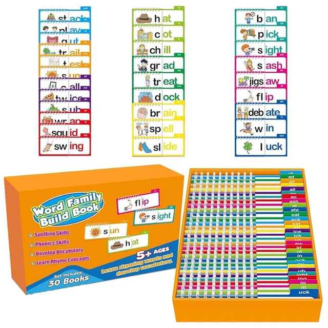 CVC WORD FLIP Chart Interactive Consonante Vocale Word Builder for ...