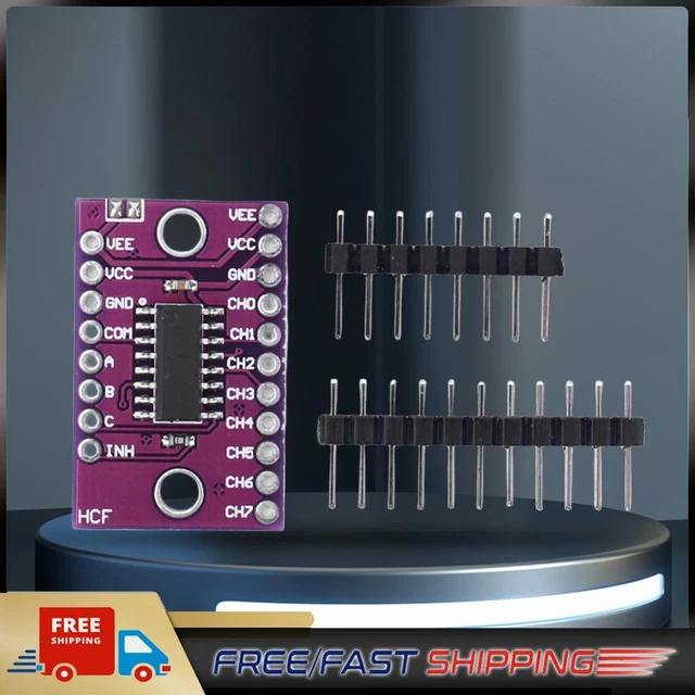 74HC4051 8-CHANNEL-MUX ANALOG Multiplexer Demultiplexer Module for ...