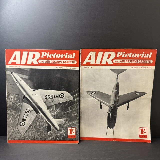 AIR PICTORIAL AND Air Reserve Gazette British Aviation Magazine 1953 ...