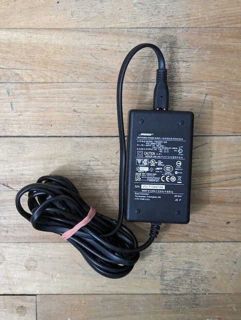 GENUINE BLACK BOSE SoundDock Series 1 Power Supply Adapter With Lead ...