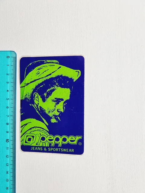 PEPPER JEANS JAMES Dean Sticker Autocollant Vintage 80s Original £16.76 ...