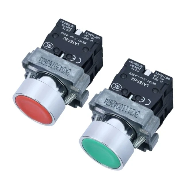 PANEL CONTROL 22MM Push Button SPDT 10A Momentary Action SPDT ...