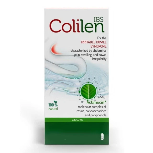 ABOCA COLILEN IBS 60 Capsules Natural Irritable Bowel Syndrome Symptoms ...
