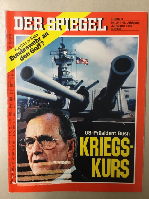 DER SPIEGEL AUSGABE 34/1990 vom 20. August 1990 EUR 1,00 - PicClick FR