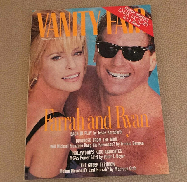 VANITY FAIR FARRAH Fawcett & Ryan O'Neal; Andie McDowell; Adela Holzer ...