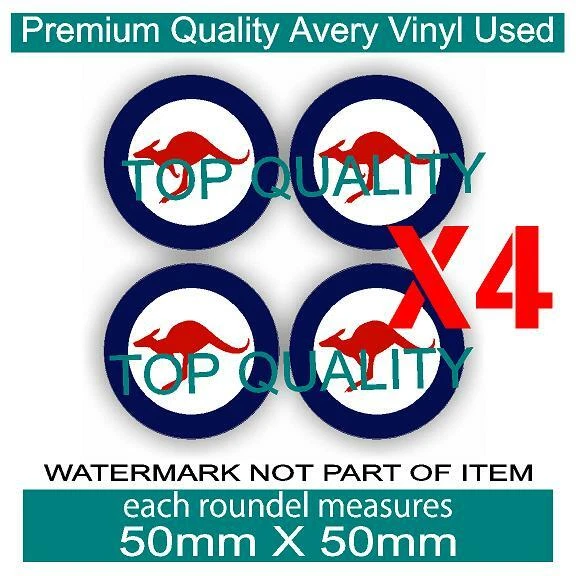 AUSTRALIAN AIR FORCE Raaf Decal Sticker X4 Military Patriotic Decals ...