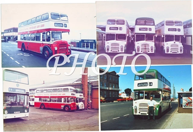 BLACKPOOL TRANSPORT LEYLAND Pd3 Bus 507 515 513 511 538 4 Photos £2.00 ...