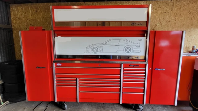 SNAP ON TOOLBOX Krl 72"X 29" Roll Cab. Top Hutch. Top Cab 2X Full Size ...