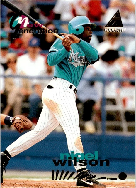 1994 PINNACLE NOUVELLE génération Nigel Wilson Florida Marlins #NG22 ...